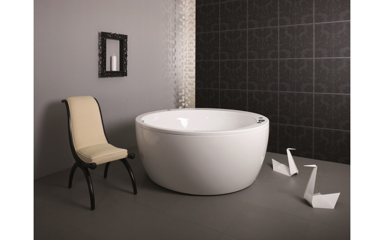 ᐈLuxury 【Aquatica Pamela-Wht-Relax Vasca da Bagno con Idromassaggio ...
